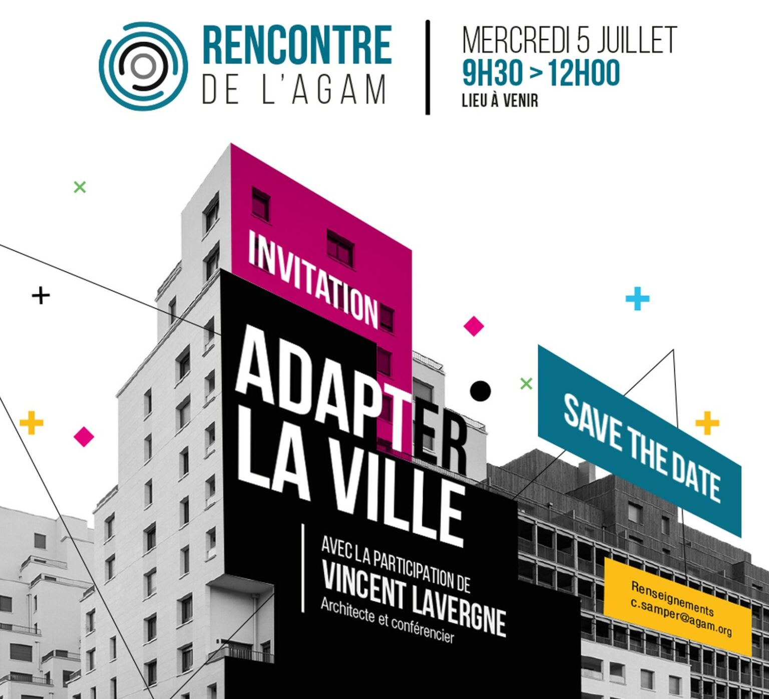 Rencontre de l'AGAM « ADAPTER LA VILLE » - AGAM